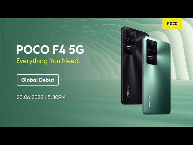 Poco F4 5G release date, time, price, specifications, and more revealed