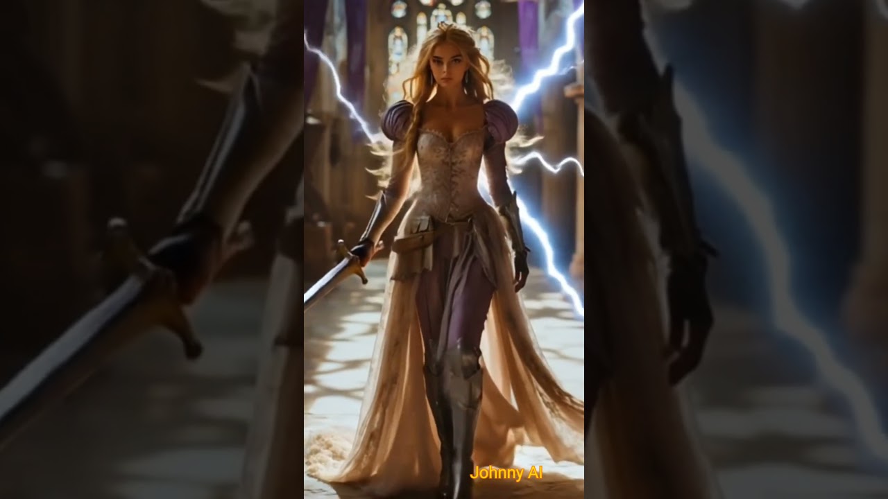 Rapunzel’s Fairy Tale Transformation–From Tower-Bound Princess to Fierce Warrior! #aicontentcreation