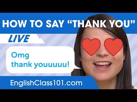 How to Say Thank You in English - Basic English Phrases