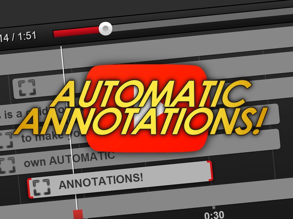 How to Create Automatic YouTube Annotations