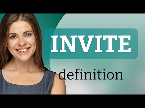 Invite | what is INVITE definition