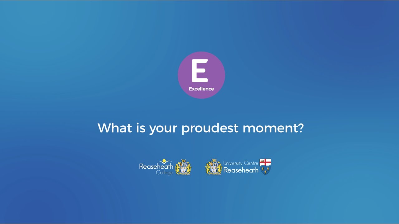 Students at Reaseheath's proudest moments