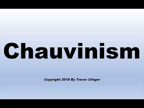 How To Pronounce Chauvinism (In English)