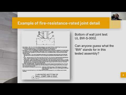Fire Resistance Rated Joint Systems 2021 IBC