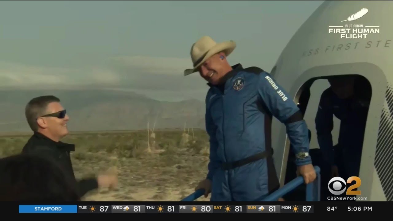 Amazon Founder Jeff Bezos Successfully Travels To Space