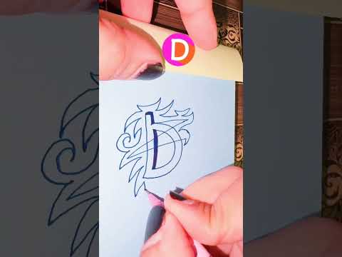 Stylish D Letter Tattoo👍🏻😉#Letter#Tattoos#Viral#Short