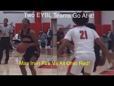 Two EYBL Teams Go At It! Mac Irvin Fire Vs All Ohio Red! Dai Dai Ames Goes Off!