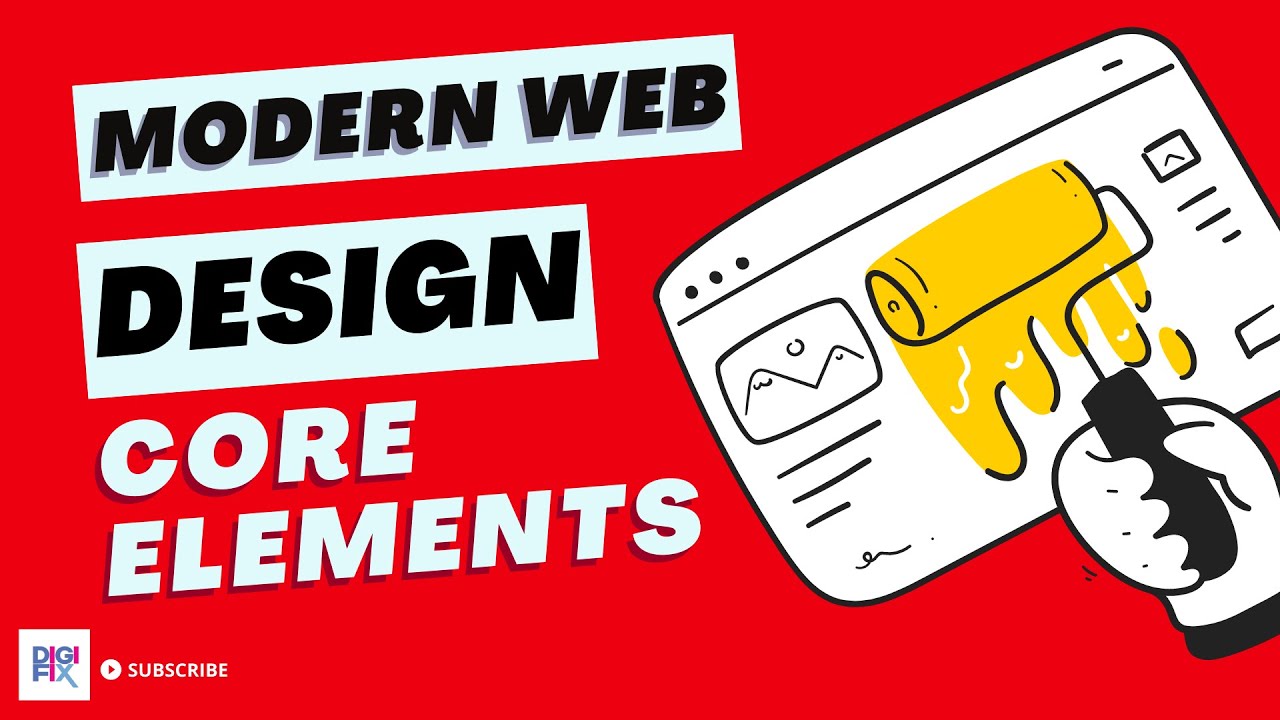 Core elements of modern web design- DigiFix #webdesign #webdesigning #elementsofdesign