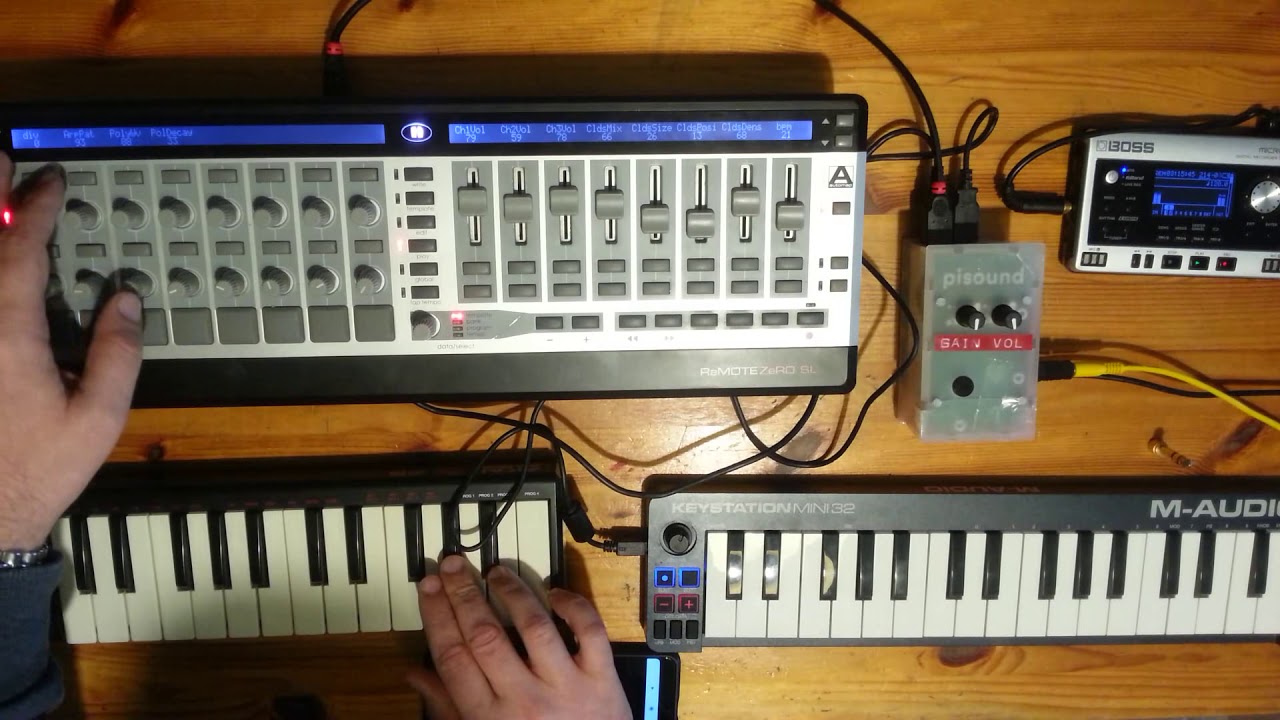 Orac - Pisound - Raspberry Pi - Patchbox - first patch and jam