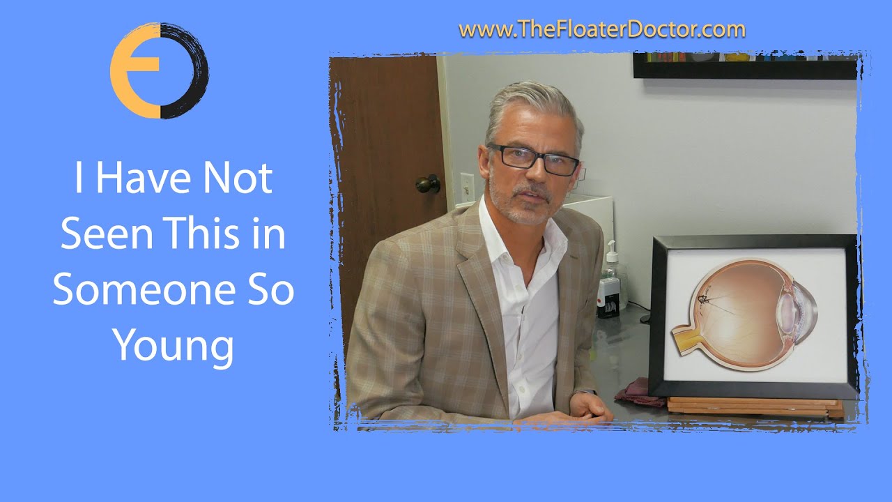 I've Never Seen a Weiss Ring Floater in Someone So Young - 36 Yr Old with a True PVD. Narrated  Live