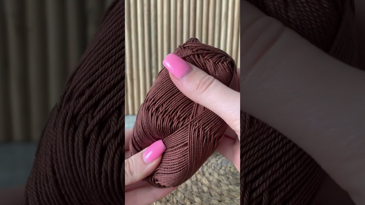 🧵This is 100% Mercerized Cotton Yarn by Yarnart Begonia. Will be in our CandyyarnShop soon 💙 #yarn
