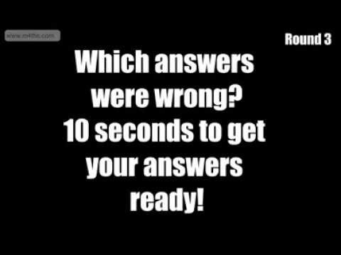 Round 3 - www.m4ths.com Challenge GCSE C Grade Target Quiz - Non Calculator - Common Misconceptions