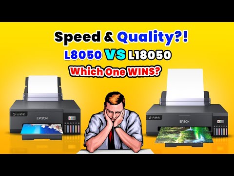 Epson L8050 vs L18050 Photo Printer Test – Speed & Quality Comparison (Real-Time Print Battle!)