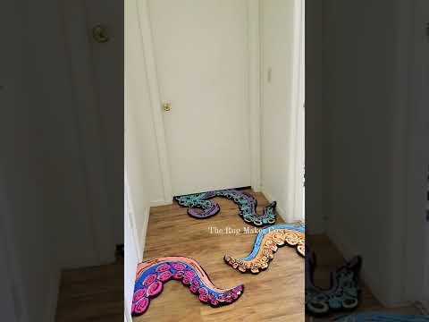 #handmade #krakeninthecity #therugmakerco #tufting #fiberart #fiber #tentacles #octopus