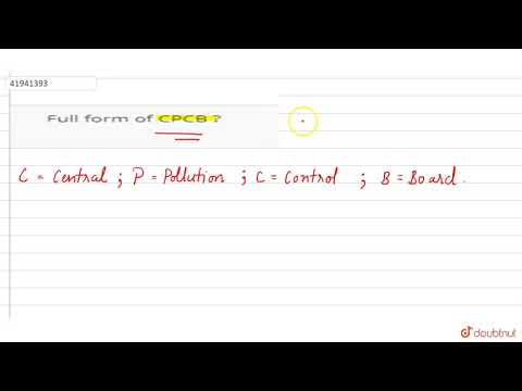 Full form of CPCB ?