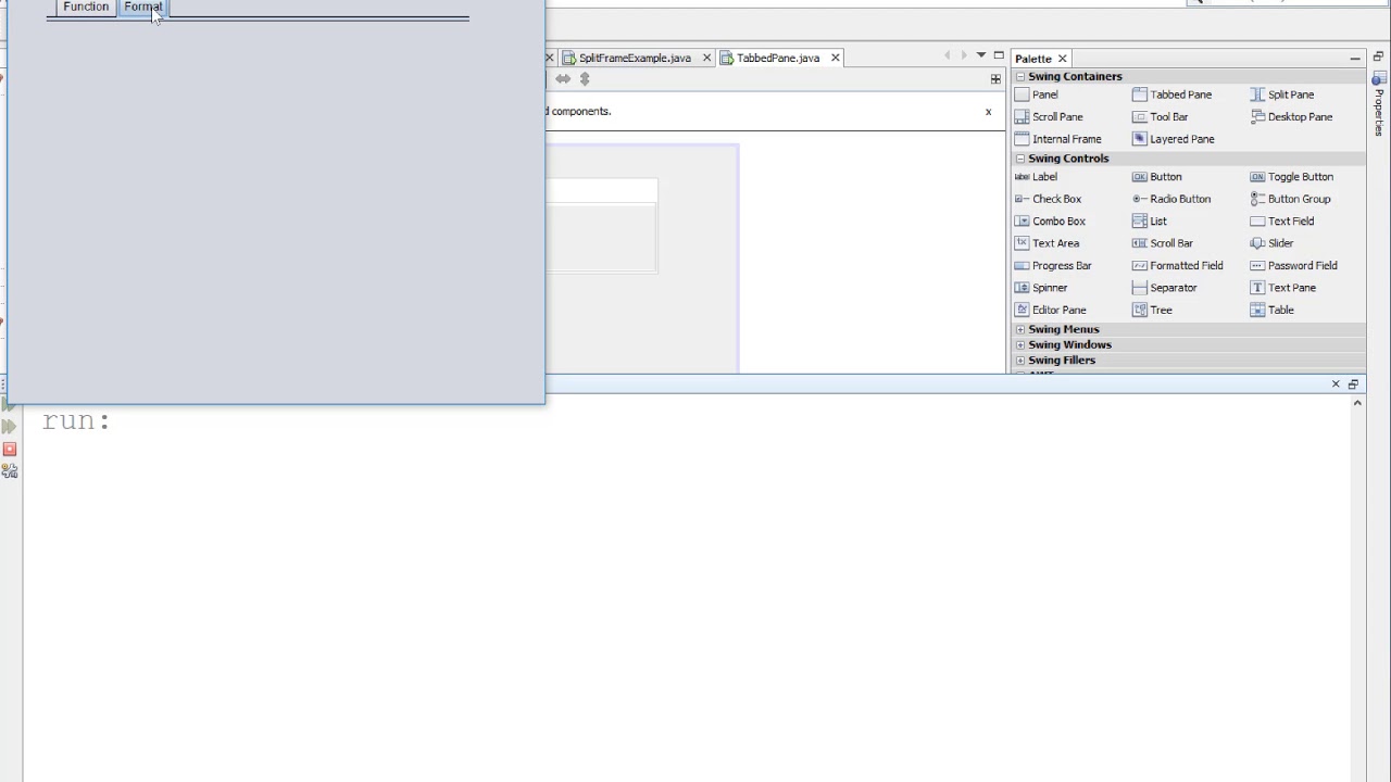 how to use Tabbed pane in Swing Tutorial part-12 || Java Code