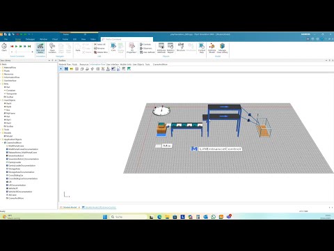 Tecnomatix Plant Simulation Tutorial: How to create a lift based on a conveyor