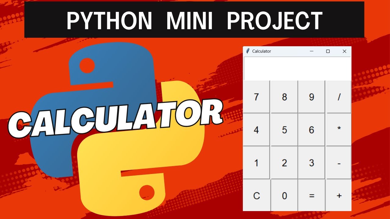 Simple Calculator in Python using Tkinter