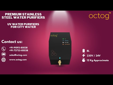 Water Purifier - Octog Hot and Normal RO UV Water Purifier 9L ...