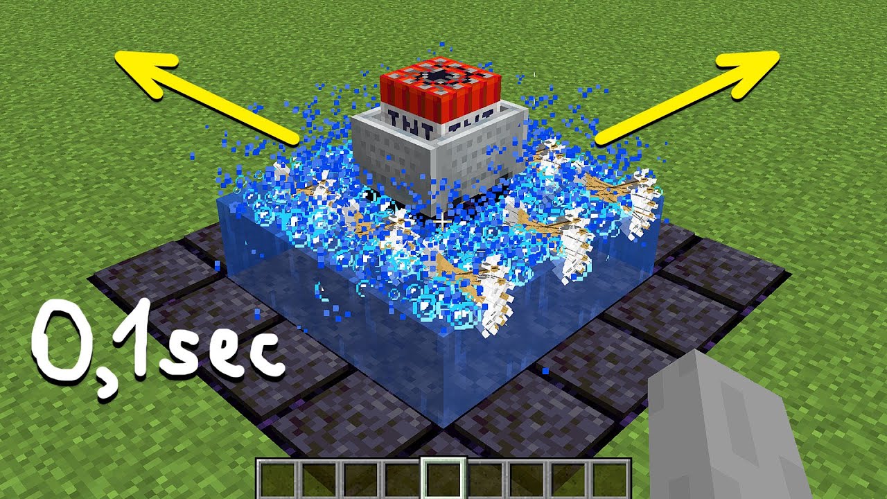 best arrow cannon (breaks netherite player in 0.1 sec)