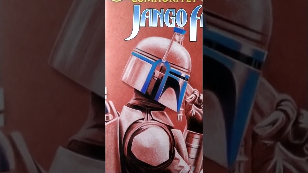 Comic Book Cover Drawing Jango Fett