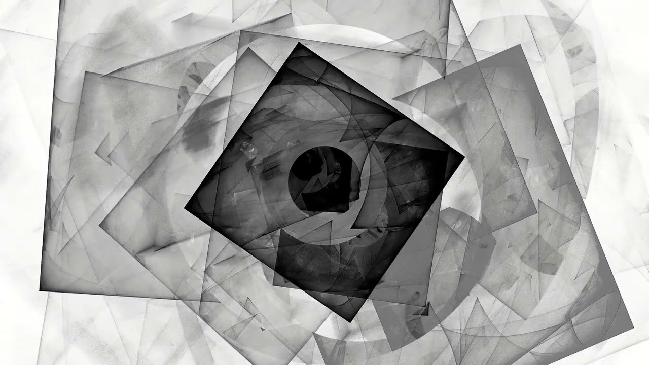BW Geometry Spin #freeabstractvideobackground