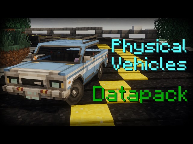 Physical Vehicles Minecraft Data Pack