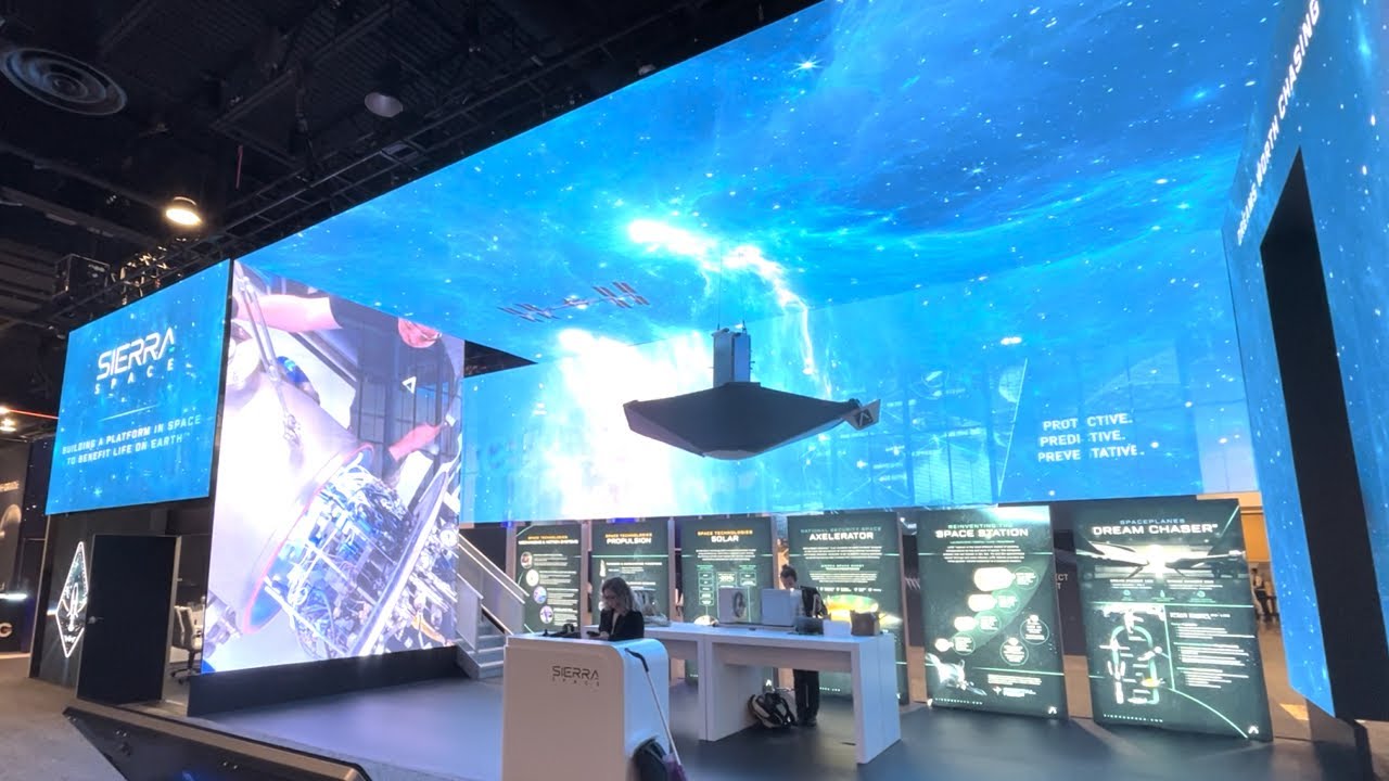 Immersive booth at The Space Symposium, Colorado Springs, CO