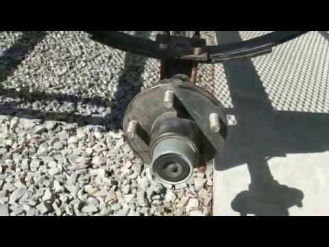 axle flip Lowe's 5x8 utility trailer