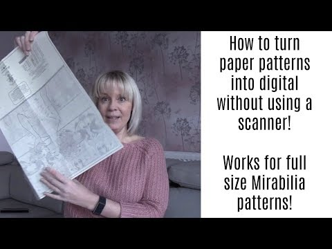FlossTube 30 | Converting a full size paper chart to digital without using a scanner!