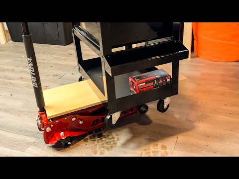Lowering the Harbor Freight 30” Tool Cart - Caster Mod