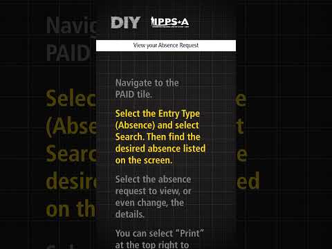 View your Absence Request #teamippsa #usarmy #ippsar3 #military #peoplefirst