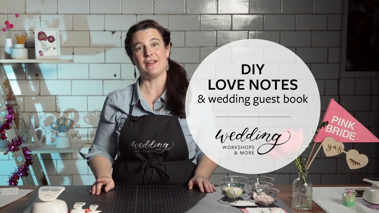 DIY Wedding: Sweet Love Notes & Guest Book