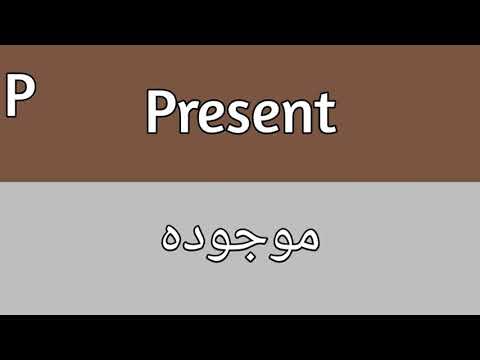 Present Meaning In Urdu