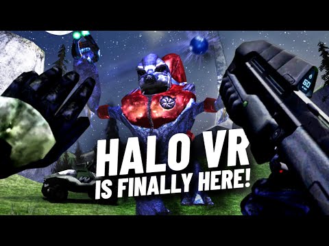 HALO VR is HERE! // Halo Combat Evolved VR MOD Gameplay (PCVR)