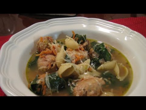 Italian Wedding Soup with Meatballs