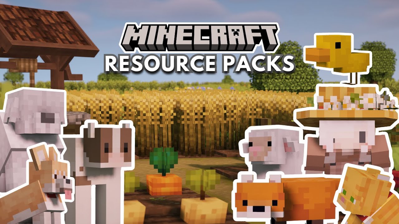 13 Cottagecore Resource Packs for your MINECRAFT FARM! 🍓🐮【Minecraft Java 1.19 +】