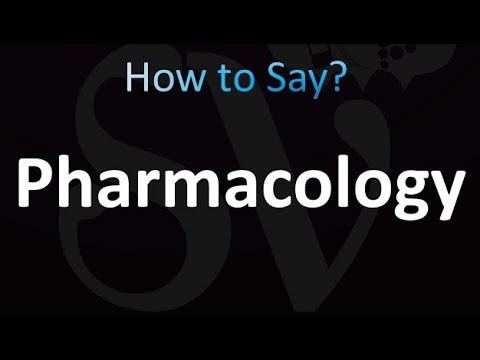 How to Pronounce Pharmacology (correctly!)