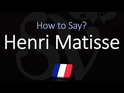 How to Pronounce Henri Matisse? (CORRECTLY) French & English Pronunciation
