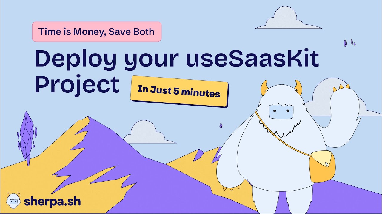 How to deploy the UseSaasKit Starterkit for Free on Sherpa.sh