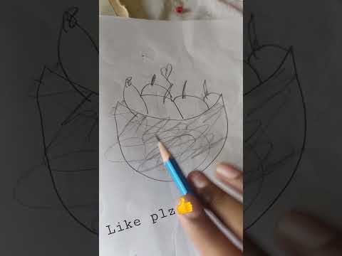 Fruit Basket drawing #trending #shorts