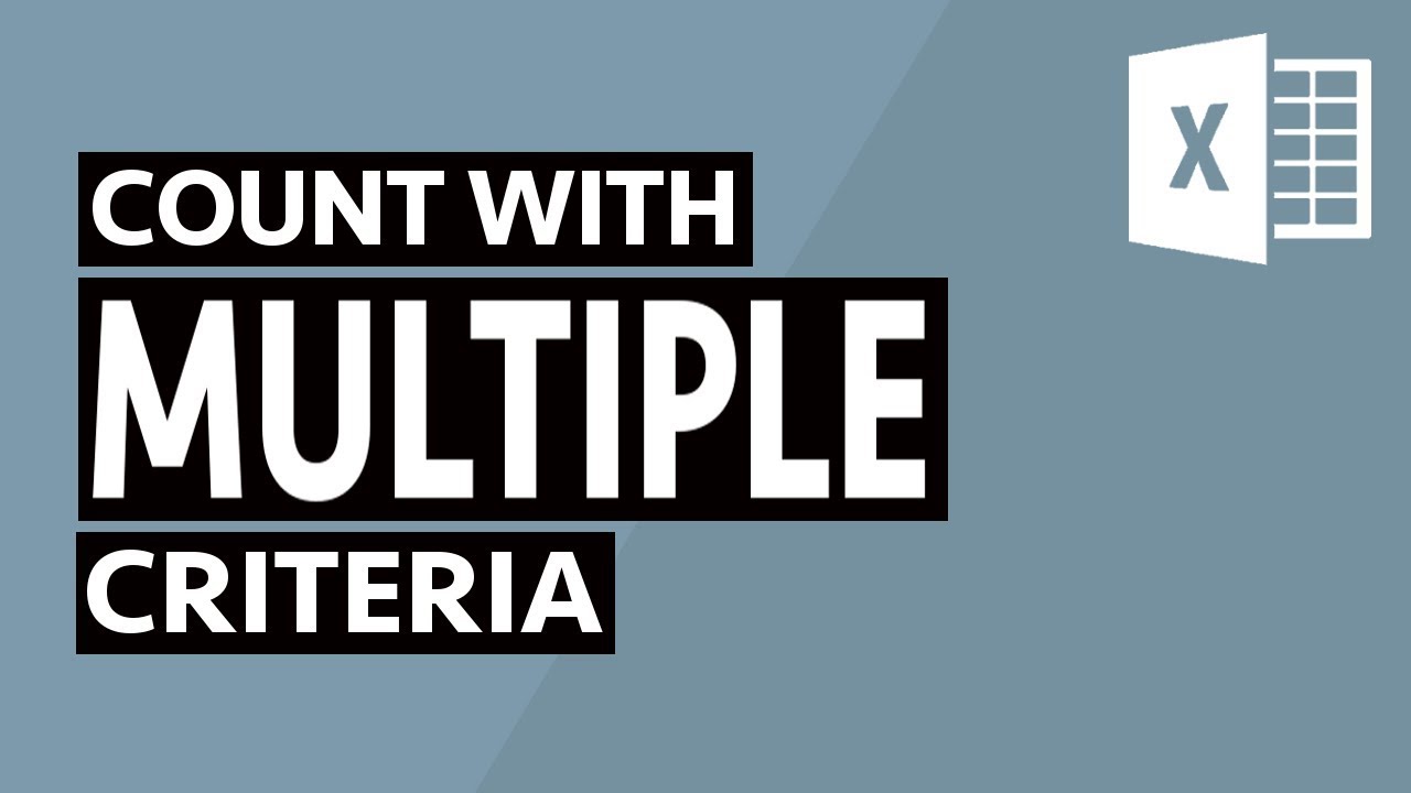 Count With Multiple Criteria in Excel 🤔 - *Learn COUNTIFS FAST*