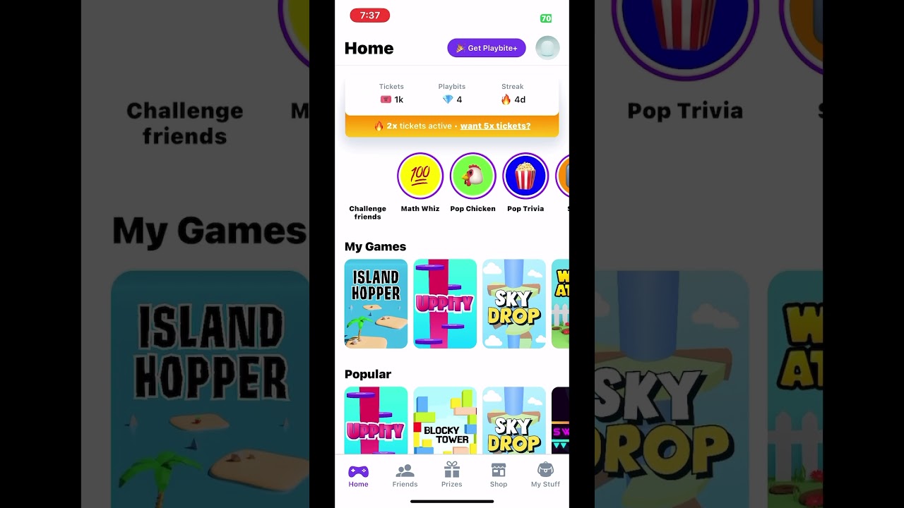 Play! Playbite it’s can actually get you robux and V bucks just play the games!!