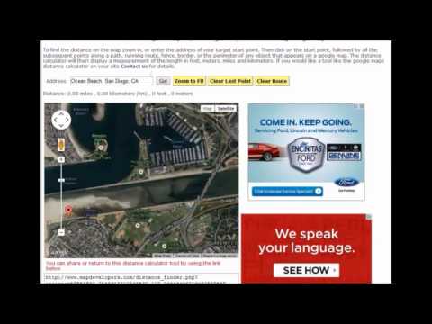 Google Maps Distance Calculator