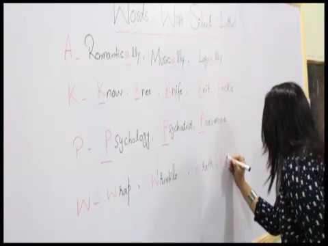 Silent letters in Eng.pronunciation perfection .how to pronounce Romantically.farzana haadi