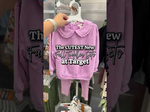 The CUTEST New Toddler Sets at TARGET For Fall!! π― Cat & Jack Fall Clothing + Target Finds #target