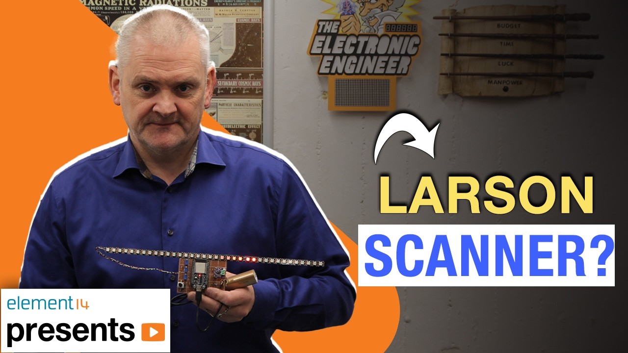Build a Larson Scanner with Sound Using an ESP32 -- Episode 670 - element14 Community