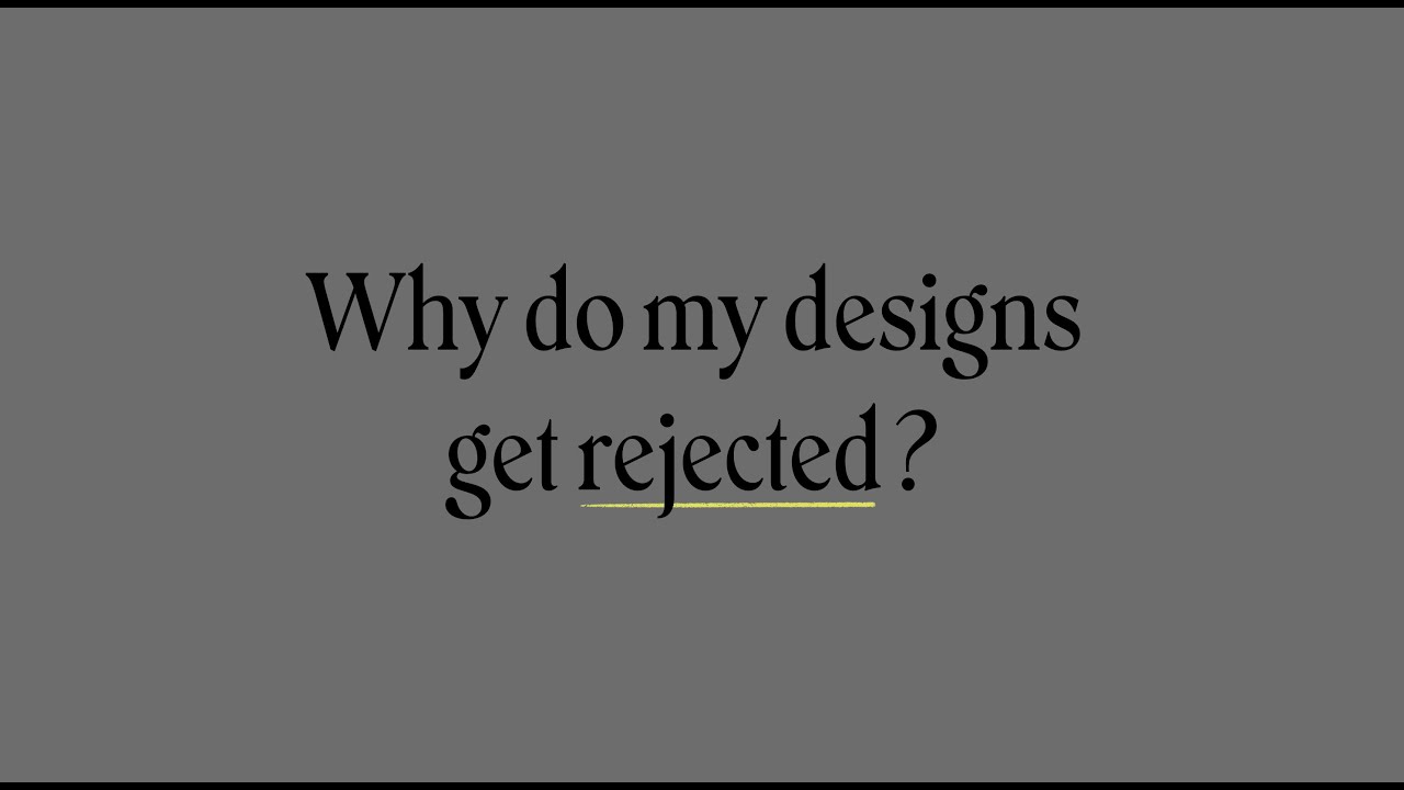 EVERSKIES - Why do your designs get denied