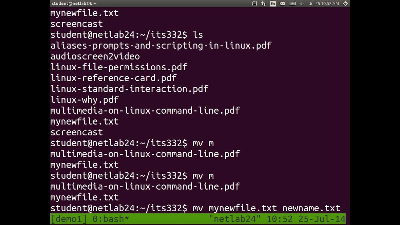 Linux Command Line - Directories and Files