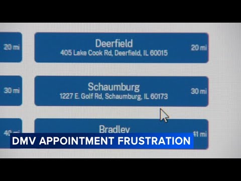 Illinoisans struggle to find available DMV appointments through new 'Skip the Line' program